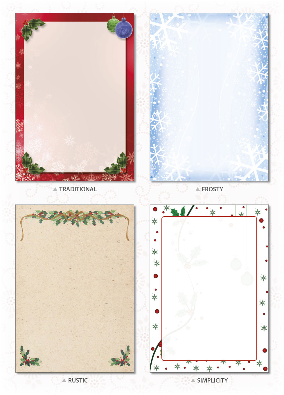 Christmas Images Printable Blank Menu