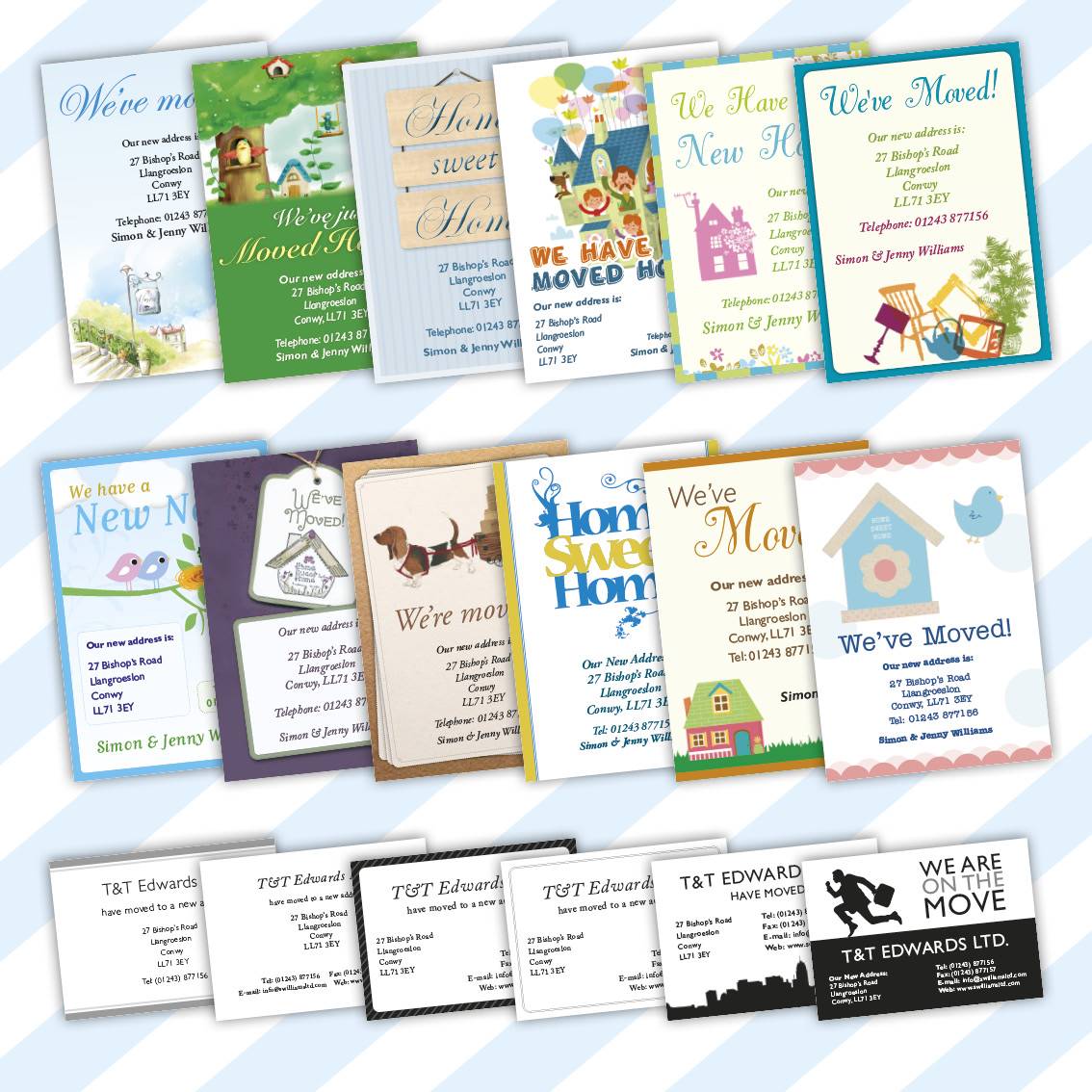 CYD Printing - Change of Address Cards (Personalised)